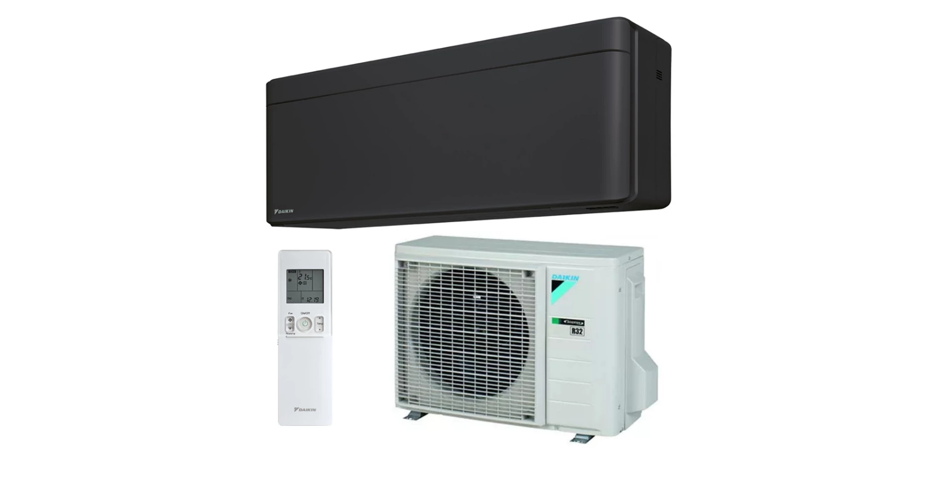 Daikin Stylish FTXA50CB/RXA50B8 fekete oldalfali split klíma (5 kW ...