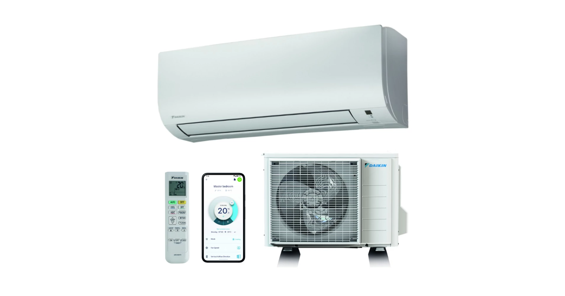Daikin Comfora FTXTP35M/RXTP35R fűtésre optimalizált oldalfali split klíma szett (3,5 kW ...
