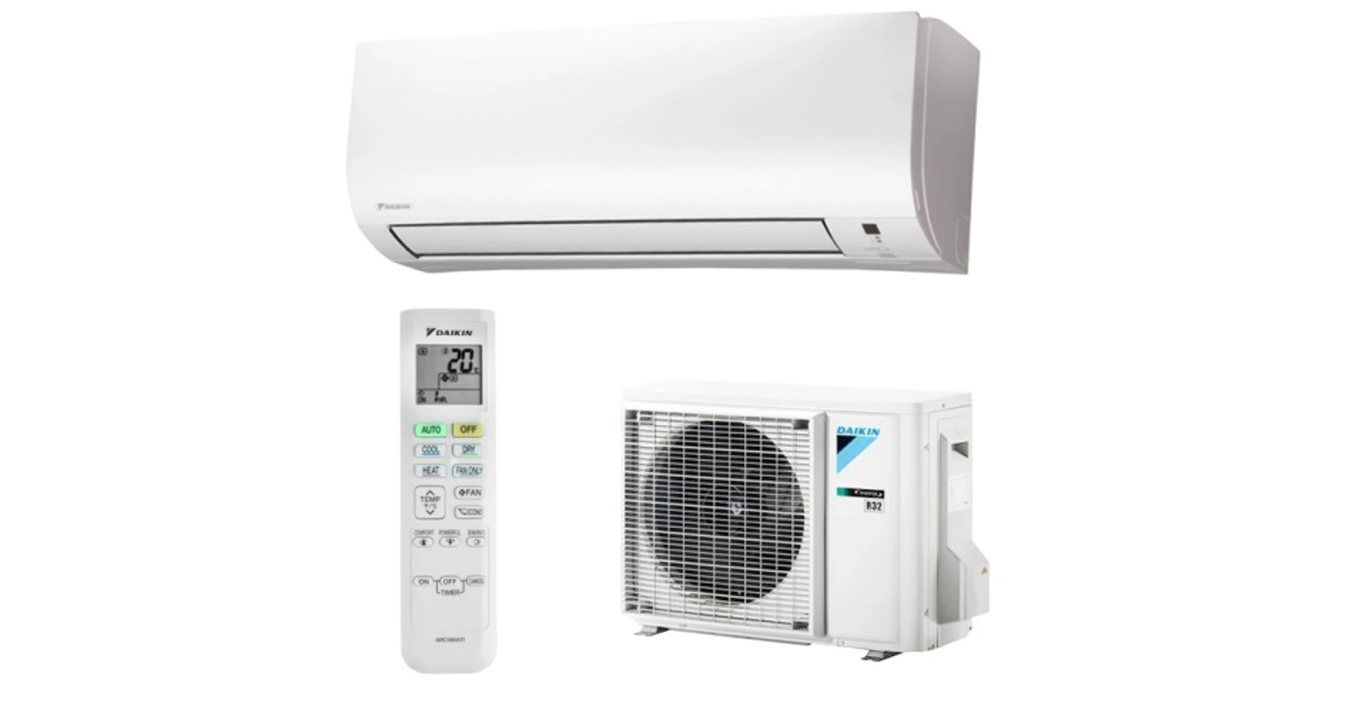 Daikin Comfora FTXTP25K/RXTP25N8 fűtésre optimalizált oldalfali split klíma (2.5 kW) - Szaniter ...