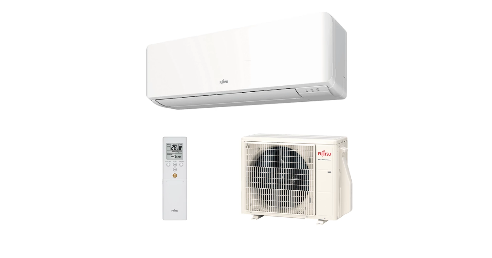 Fujitsu Standard ASYG09KMCF/AOYG09KMCC oldalfali split klíma (2.5 kW ...