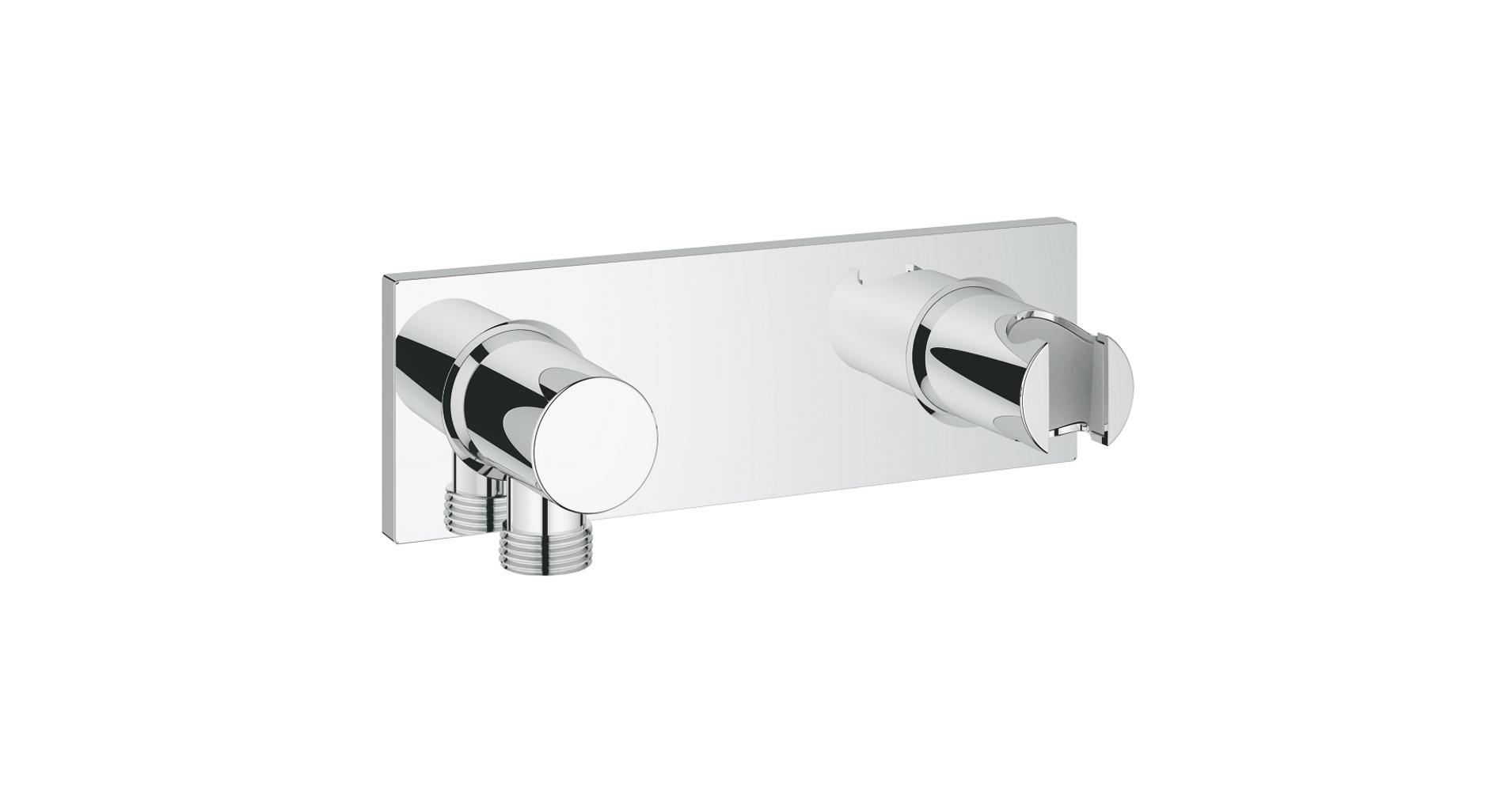 Grohe Grohtherm F Fali zuhanycsatlakozás beépített zuhanytartóval ...