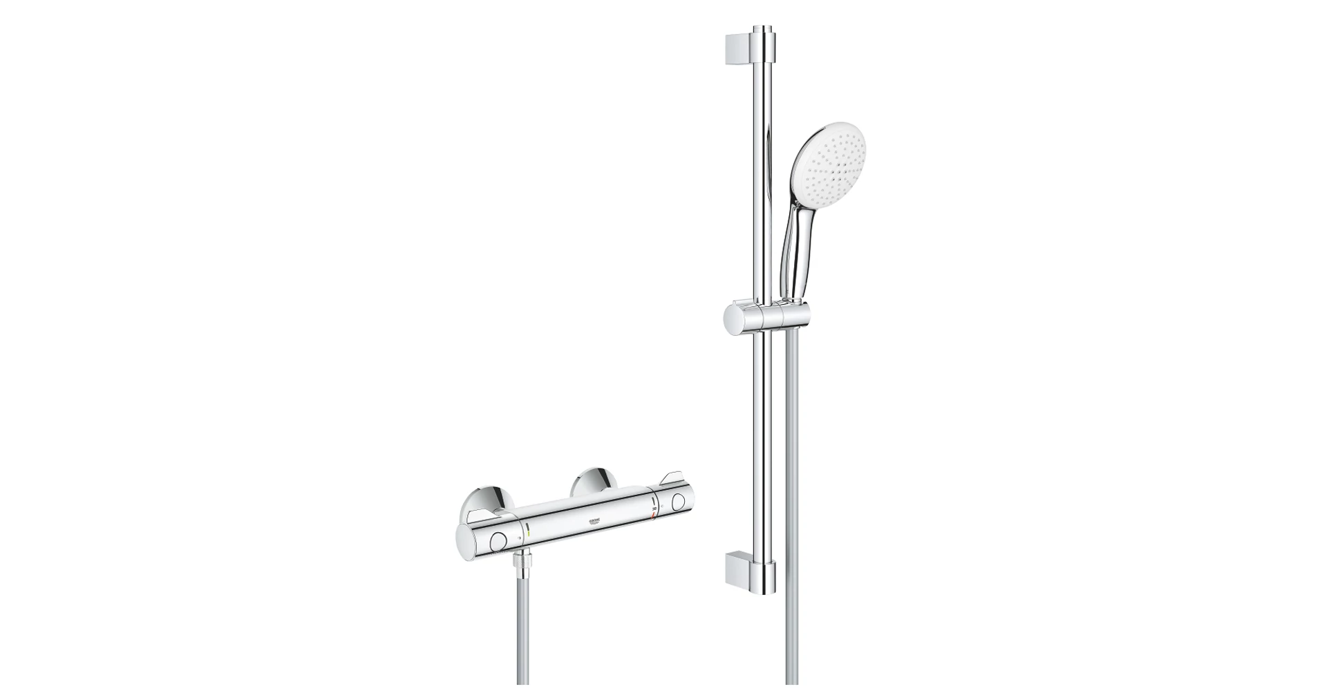 Grohe Grohtherm 800 Termosztátos zuhanycsaptelep 1/2″ 34565002 ...
