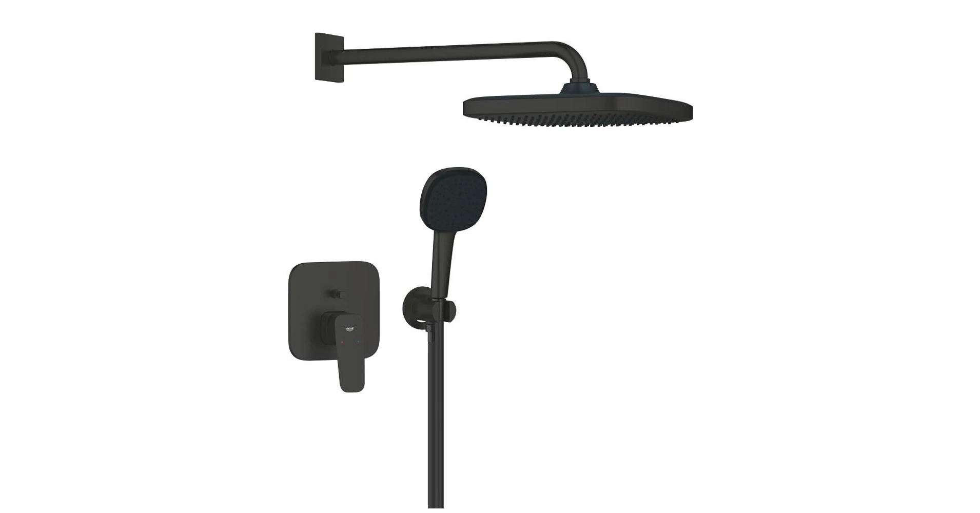 Grohe Cubeo Rejtett zuhanyrendszer Tempesta 250 fejzuhannyal, Matt ...