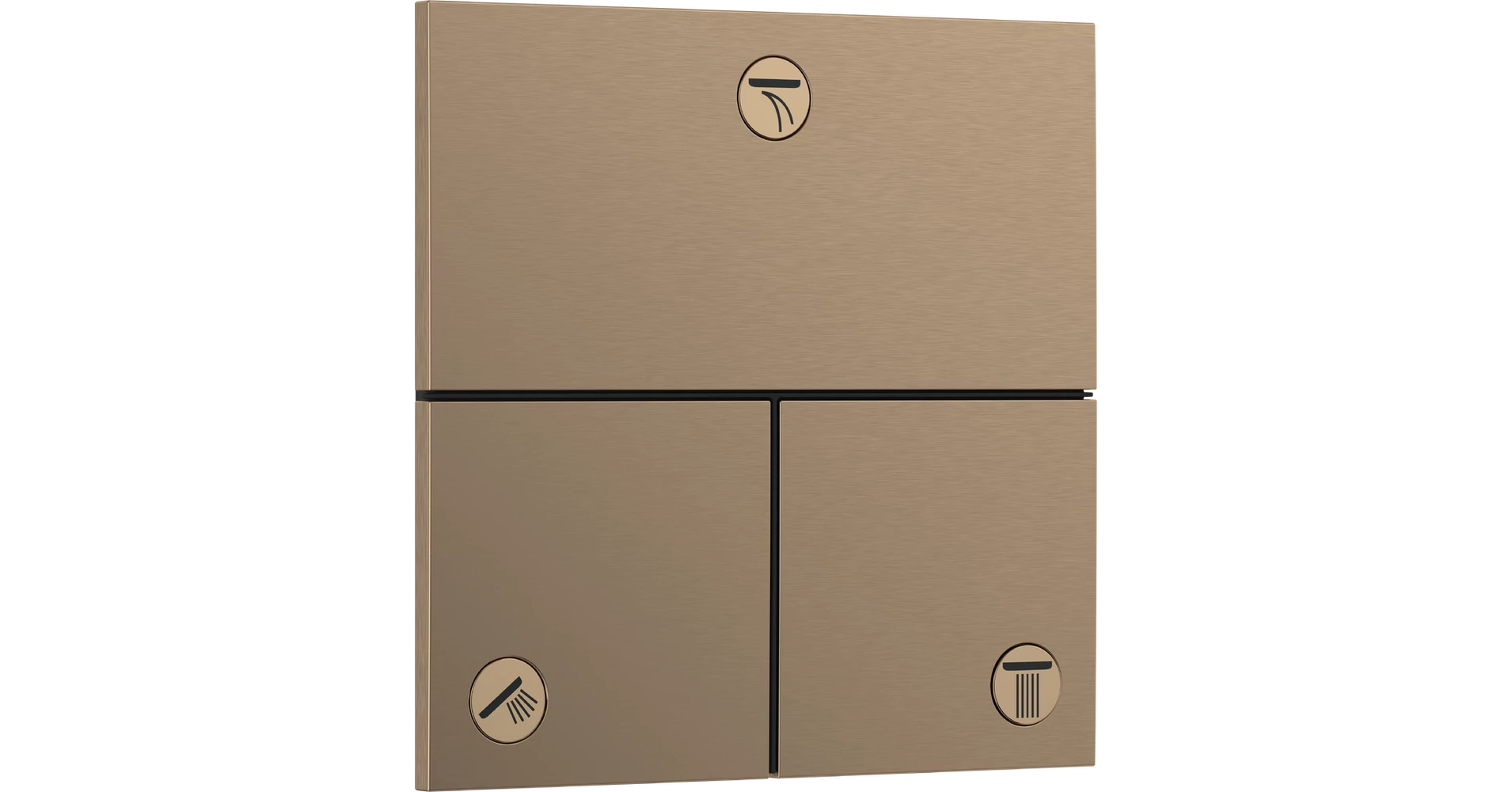 Hansgrohe ShowerSelect Comfort E Falsík alatti elzáró- és váltószelep ...