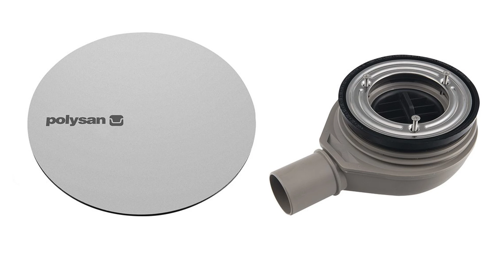 SAPHO POLYSAN MIRAI zuhanytálcaszifon, 90mm, DN40, INOX fedő (72730 ...